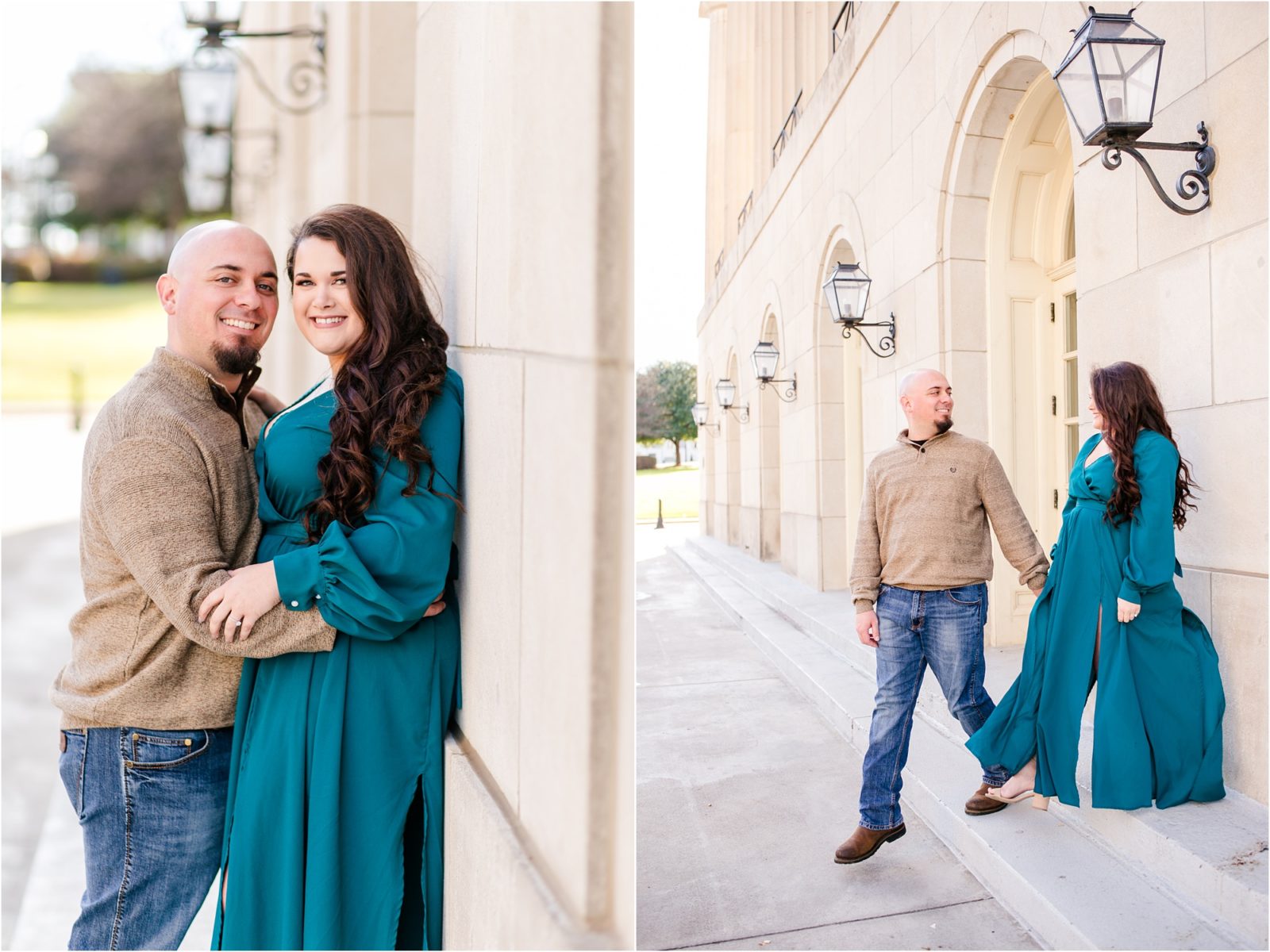 Downtown Macon Winter Engagement Session | Tori and Alec ...