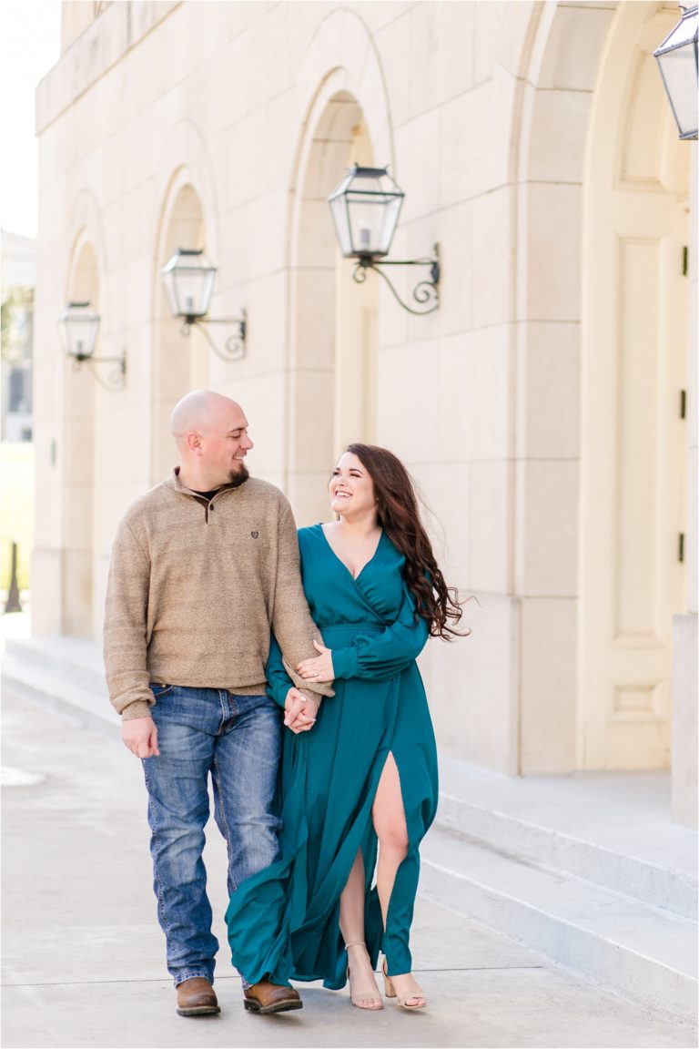 Downtown Macon Winter Engagement Session | Tori and Alec ...