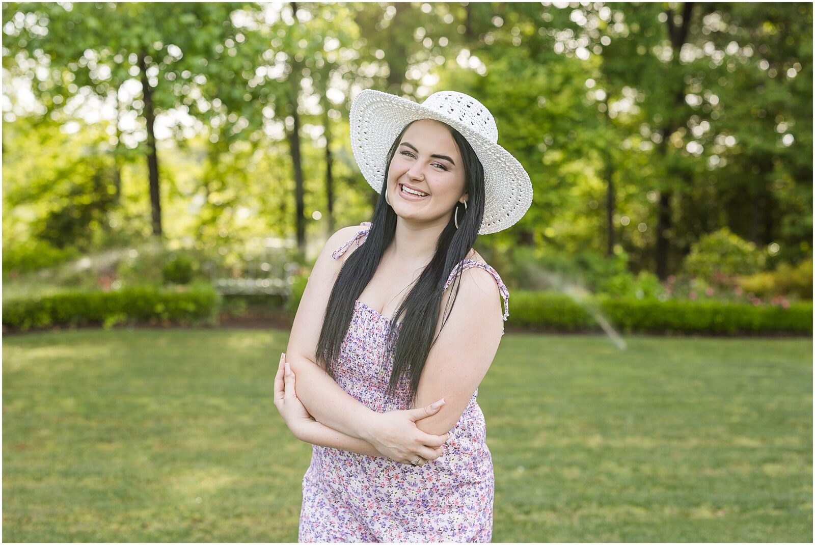 Kylie | Spring Senior Photos at Tryphena's Gardens - stephaniegorephoto.com